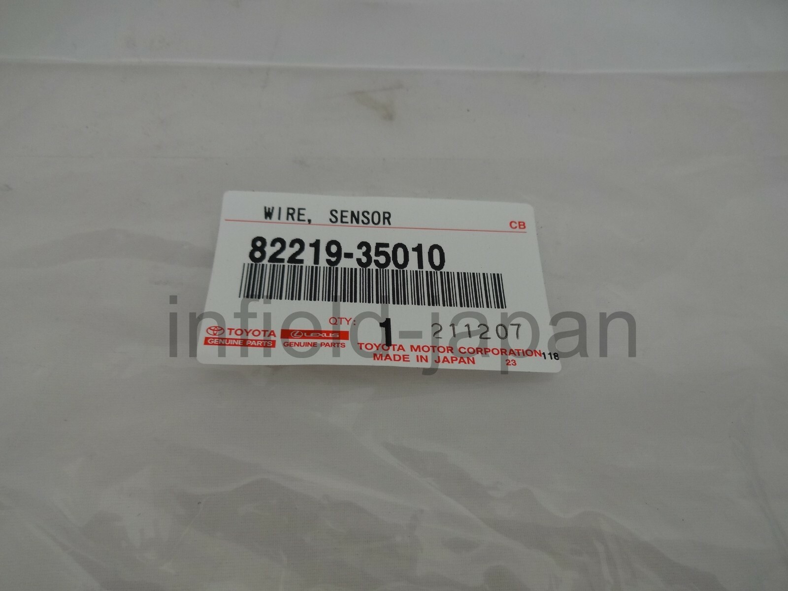 Genuine Toyota Knock Sensor Wire Harness Assembly 82219-35010 F/S | eBay