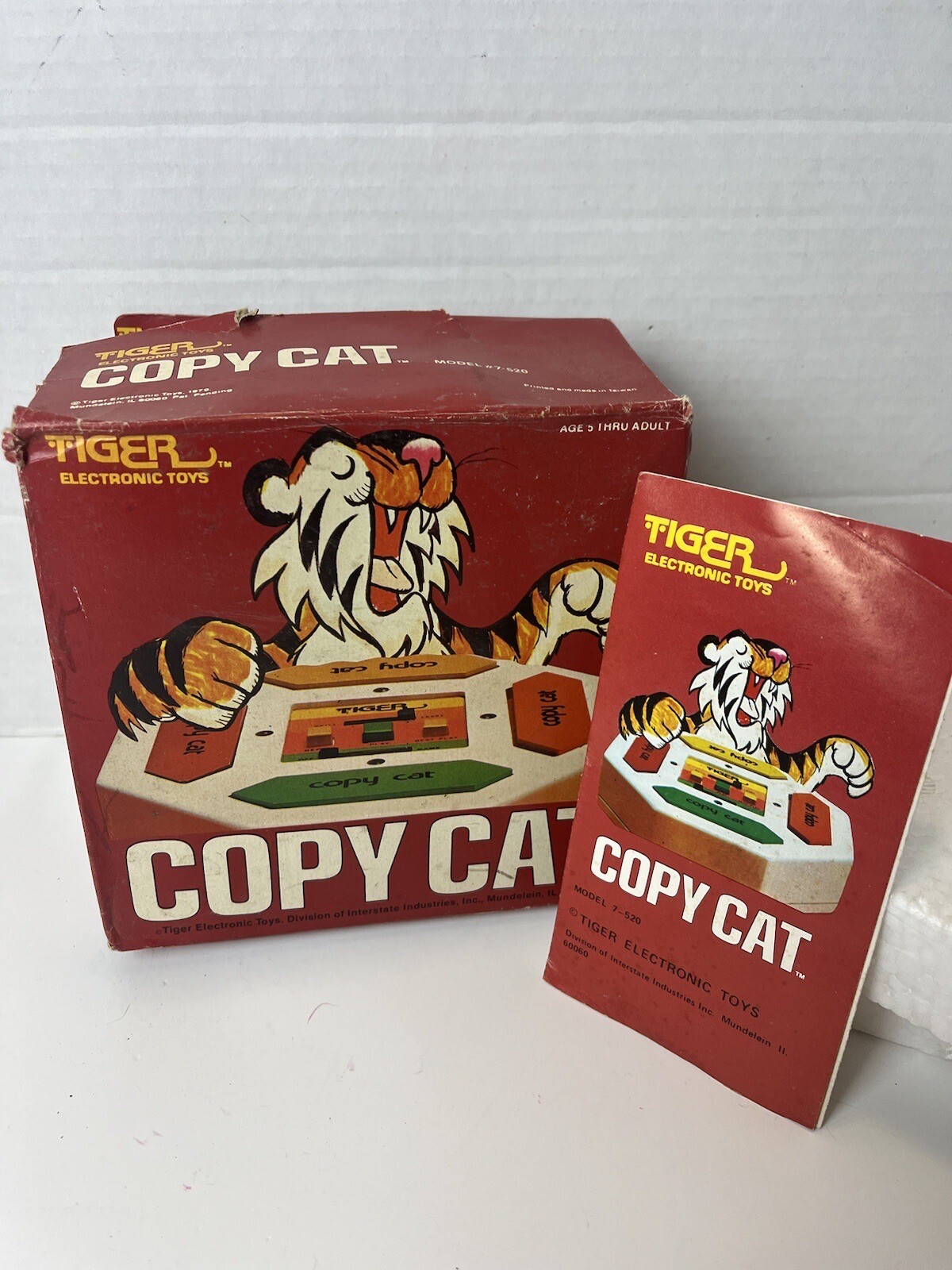 Vintage 1979 Tiger Electronics Copycat Game Box & Instructions Only 1 ...