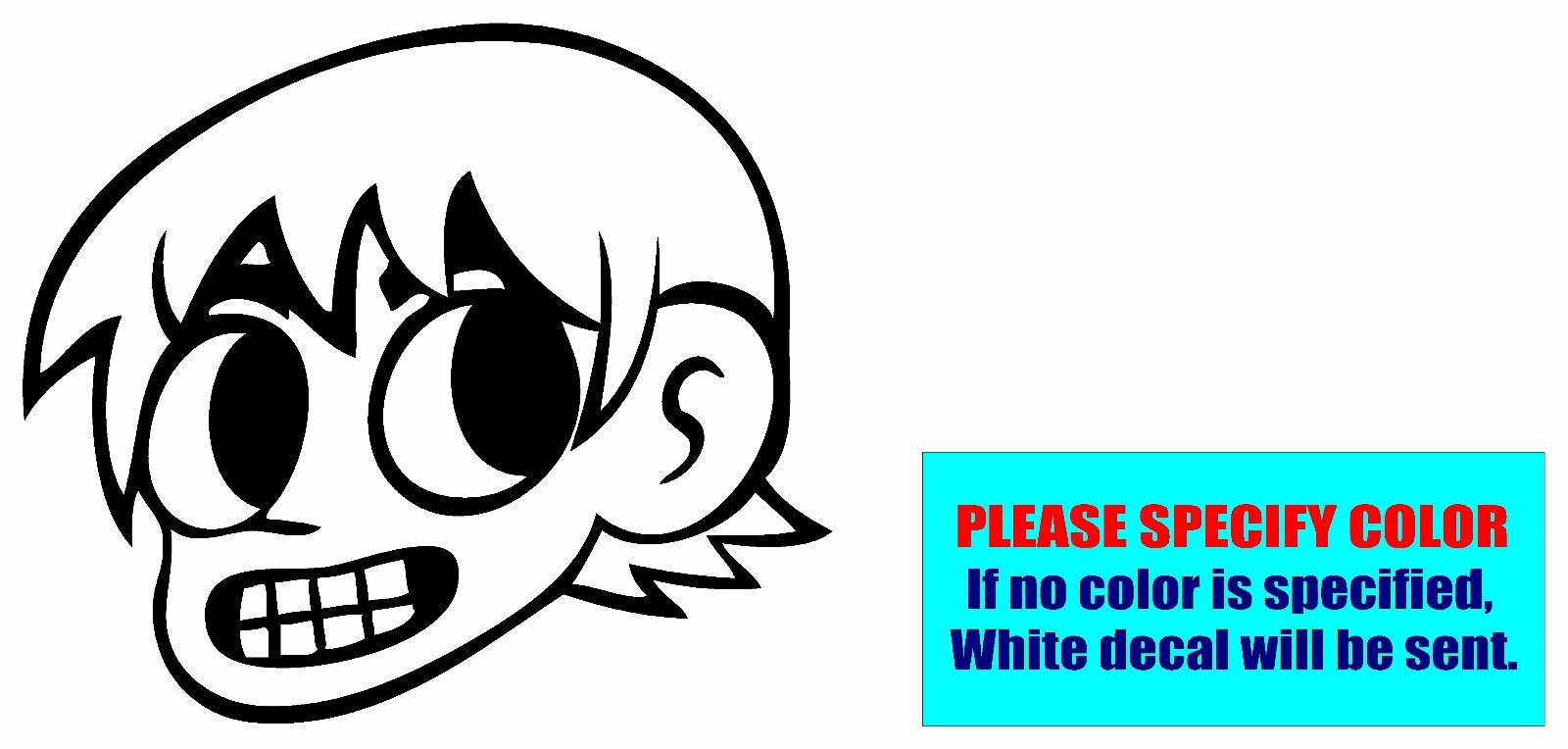 Scott Pilgrim Vinyl decal sticker Car Truck Window Laptop Die Cut Wall ...