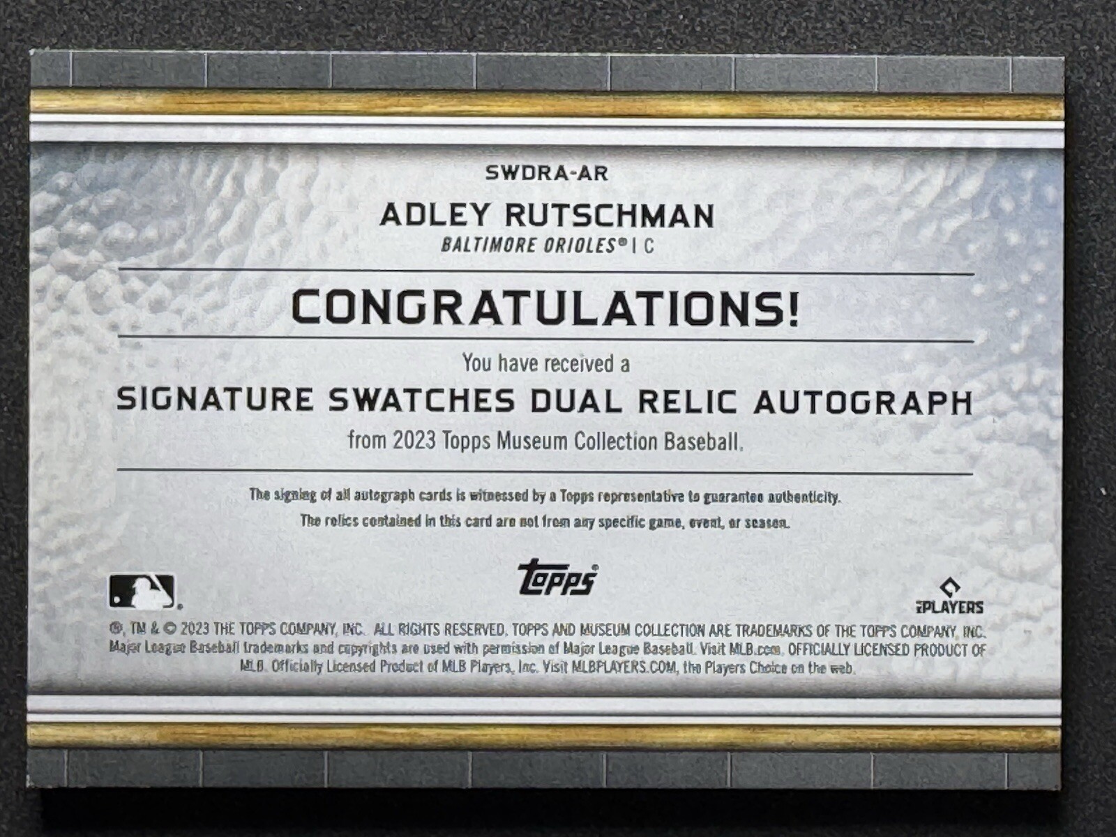 2023 Topps Museum Collection - Single-Player Signature Swatches Dual ...