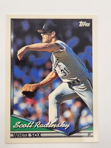 1994 Topps 421 Scott Radinsky Chicago White Sox Baseball Card | eBay
