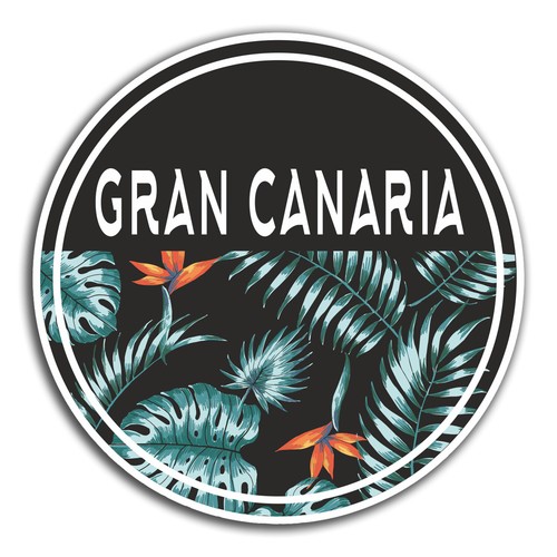 2 x 10cm Gran Canaria Spain Vinyl Stickers - Fun Sticker Laptop Luggage ...