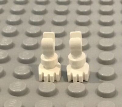 LEGO Minifig Pair White Skeleton Feet Legs | eBay