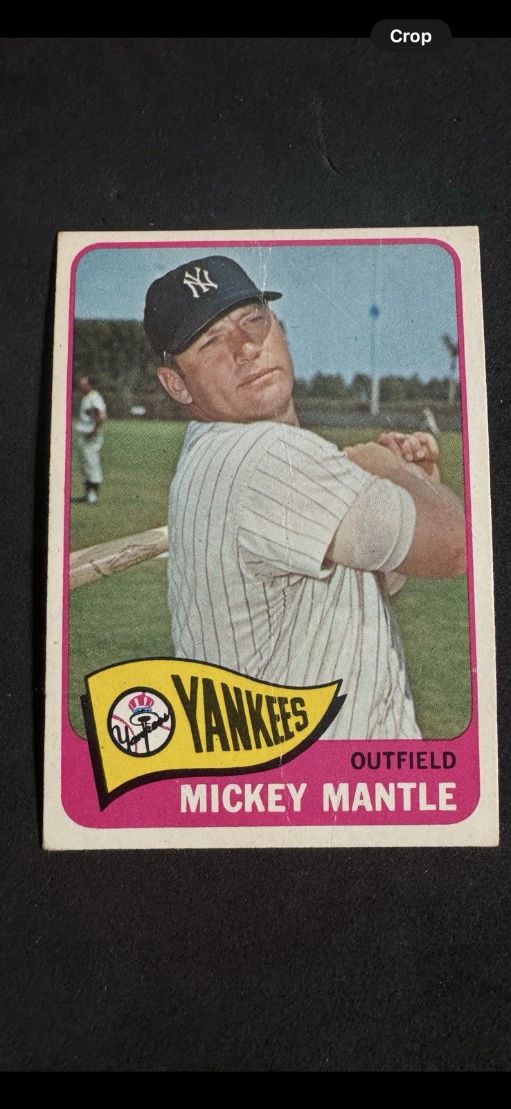 1965 Topps Baseball #350 MICKEY MANTLE, Yankee legend, nice eye appeal ...