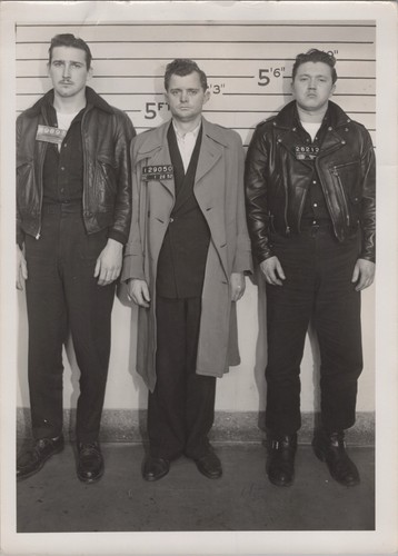 1952 Vintage Lineup True Crime Police Booking Criminal Record Original ...