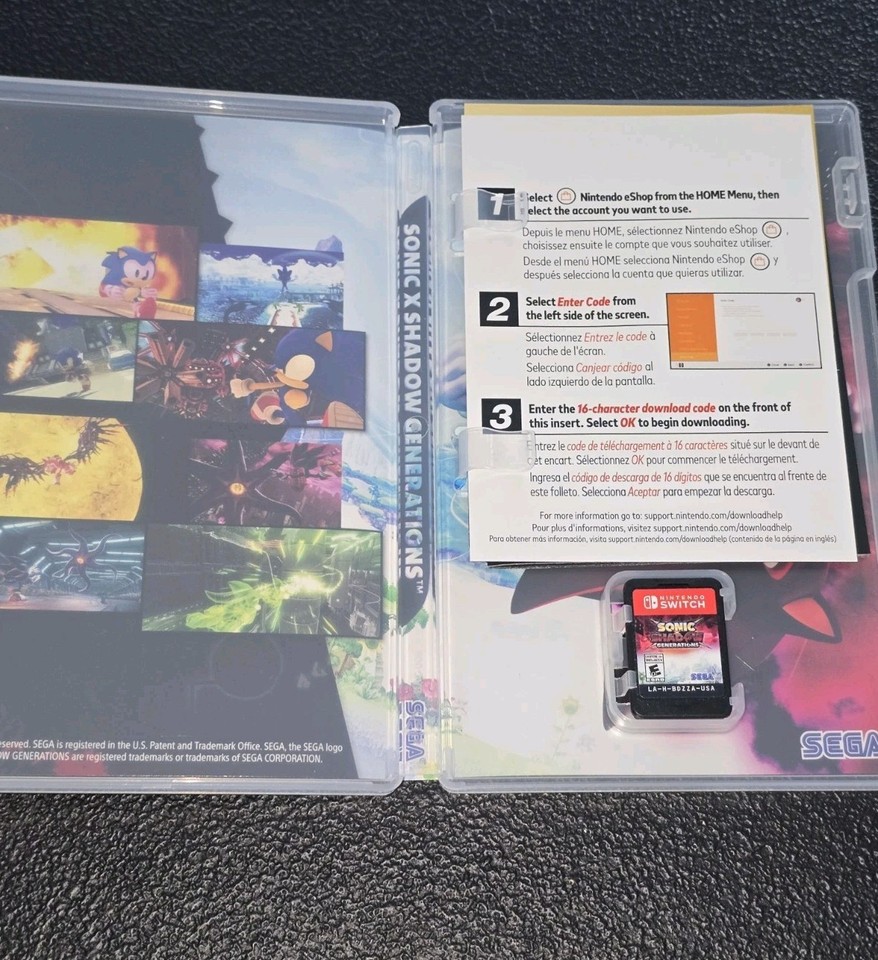 Sonic X Shadow Generations - Nintendo Switch 10086770360| eBay