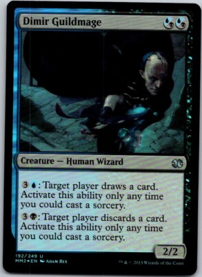 Magic the Gathering Foil Dimir Guildmage Modern Masters 2015 MTG Free ...