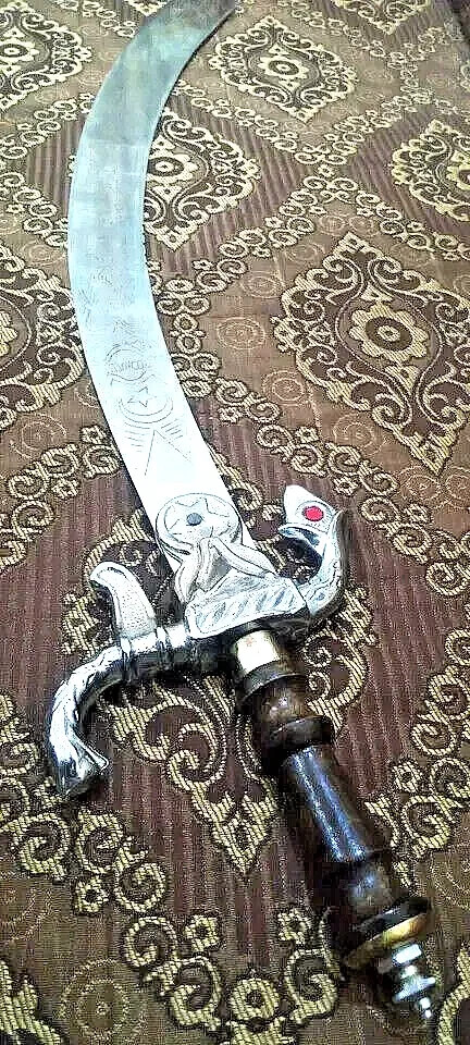 Belly Dance Dancer Celtic Scimitar Sword Shamshir Curved Sword Full ...
