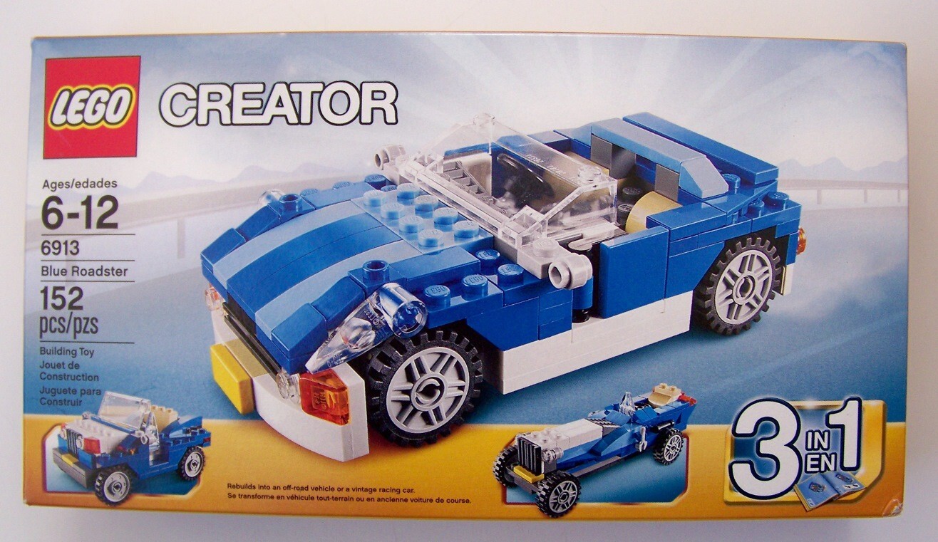 Lego Creator 6913 Blue Roadster 3 in 1 NEW car off-road vehicle | eBay