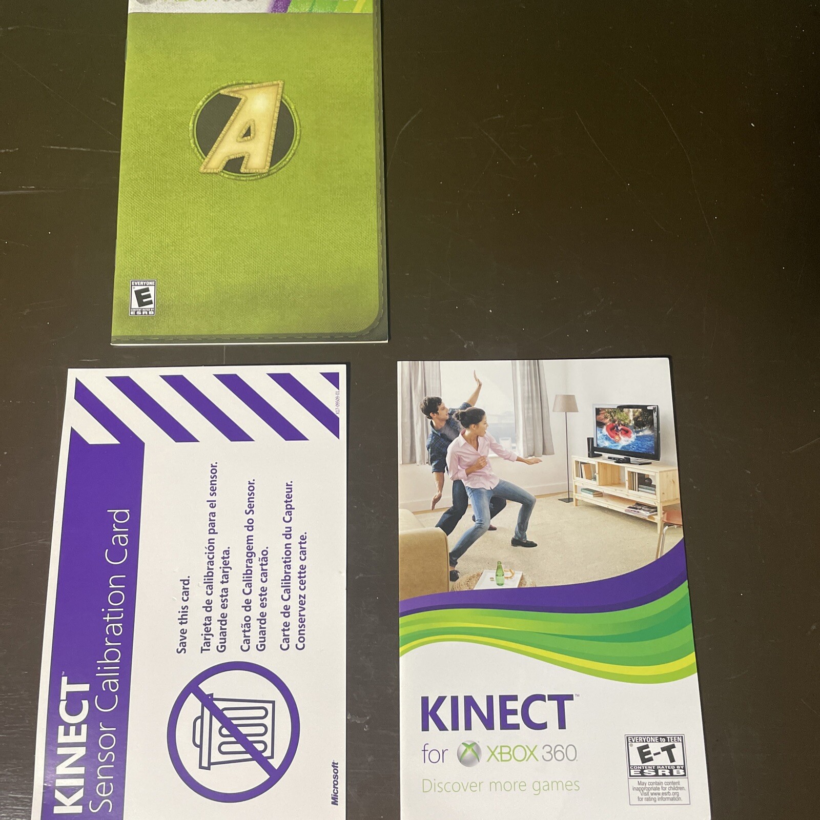 Kinect Adventures Microsoft Xbox 360 Complete CIB with Inserts/Cal Card ...