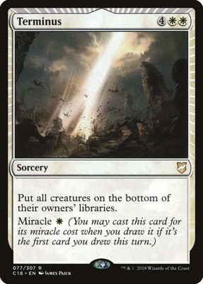 Terminus Commander 2018 PLD White Rare MAGIC THE GATHERING MTG CARD ...