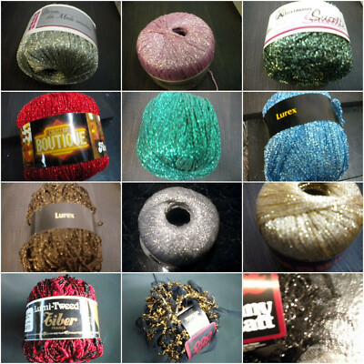 Lurex, Effect Yarn, Other, Colour Choice, Vintage | eBay