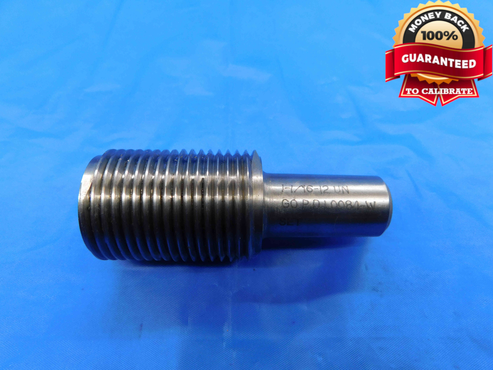 1 1/16 12 UN 3A SET THREAD PLUG GAGE 1.0625 GO ONLY PD = 1.0084 ...