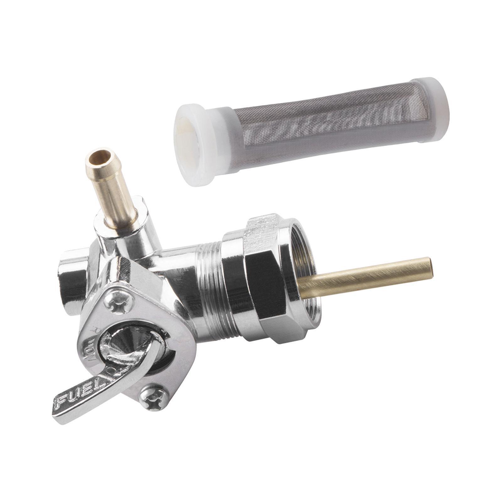 Motorcycle Gas Tank Fuel Valve Petcock Aluminum Alloy Replacement Fits ...