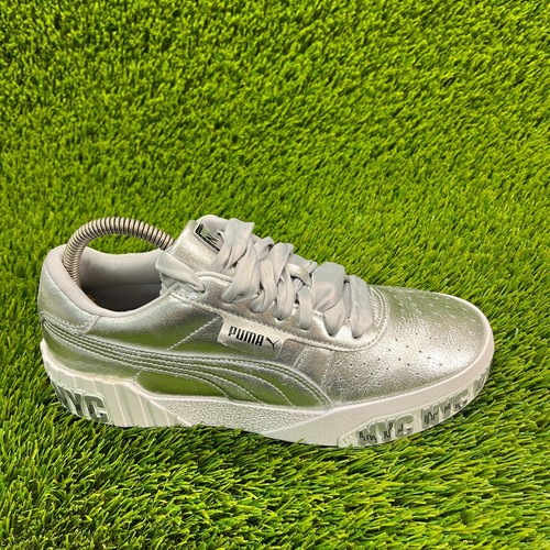 Size 8.5 - PUMA Cali Silver NYC Skyline Print W for sale online | eBay