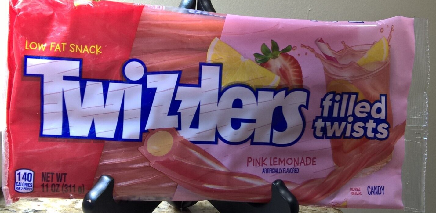 Twizzlers Filled Twists Licorice, Pink Lemonade 11oz. , 1 Bag | eBay