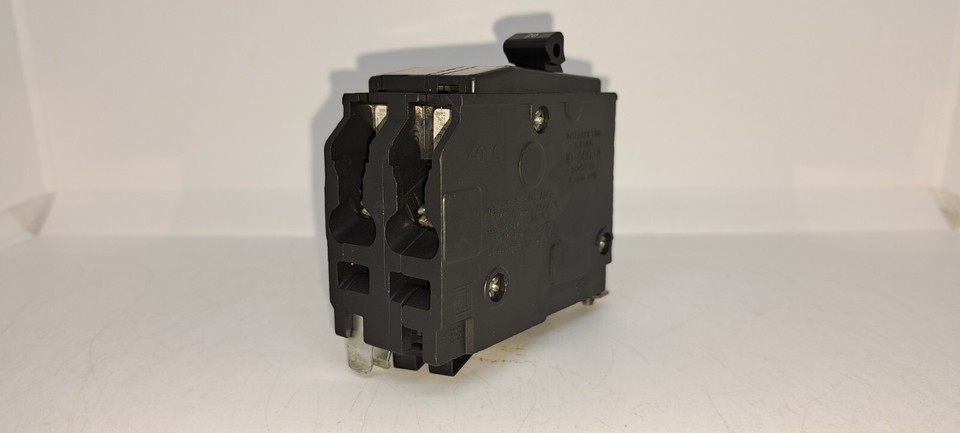 Square D QOB220 2 Pole 20 Amp 120/240V Bolt-on QOB Circuit Breaker ...