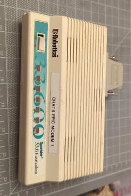 U.S. Robotics 33.6K Sportster Model 0701 External Faxmodem FULLY TESTED ...