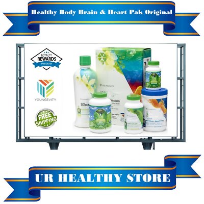 Youngevity Healthy Body Brain & Heart Pak Original - Memory & Heart ...
