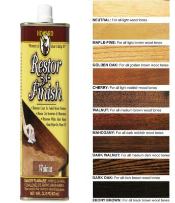 Howard Products RF4016 Restor-A-Finish, 16 oz, Walnut 16 | eBay
