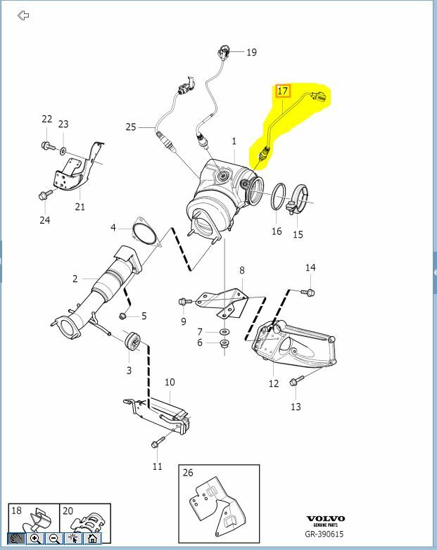 Volvo Front Oxygen Sensor Lambda Sond XC60 S80 V70 V40 V60 32253665 | eBay