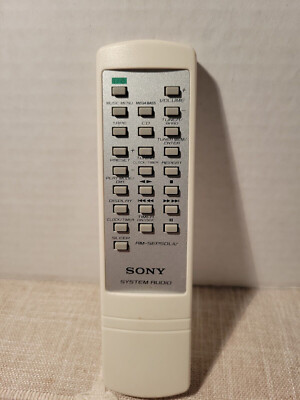Sony RM-SEPSOLIV Audio System Remote Control | eBay