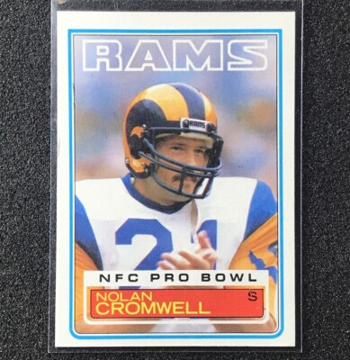1983 Topps NOLAN CROMWELL #88 LA Rams NFC Pro Bowl | eBay