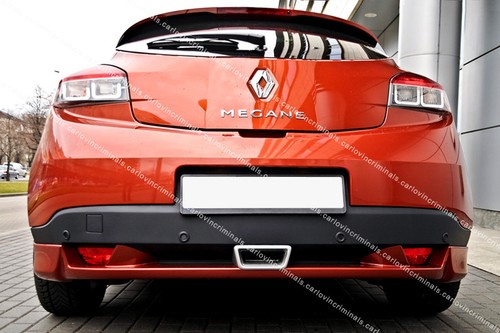 RENAULT MEGANE MK3 REAR BUMPER SPOILER / SKIRT | eBay