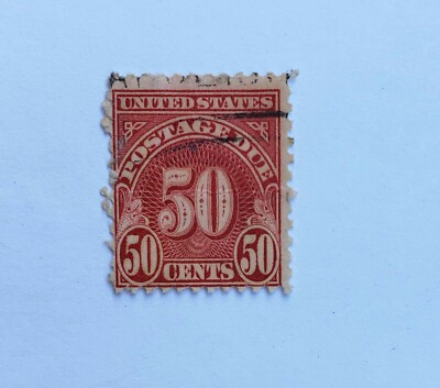50 CENTS UNITED STATES POSTAGE DUE VINTAGE STAMP (USED) | eBay