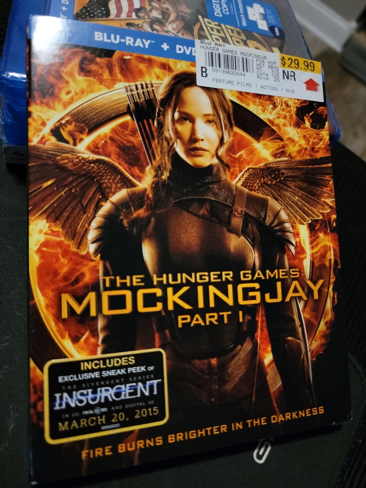 The Hunger Games: Mockingjay Part 1 Blu-ray + DVD + Digital 2-Disc w ...