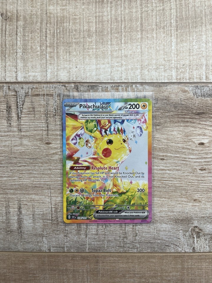 Pikachu EX 238/191 Surging Sparks Special Illustration Rare SIR Pokemon ...