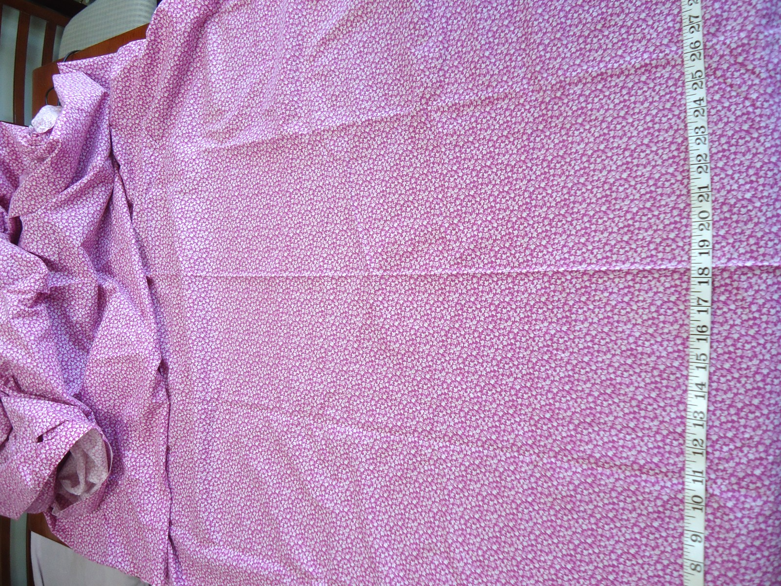 Cotton Quilt Fabric Magenta Pink Leaf Pattern 43"W x 2 3/4 Yards | eBay