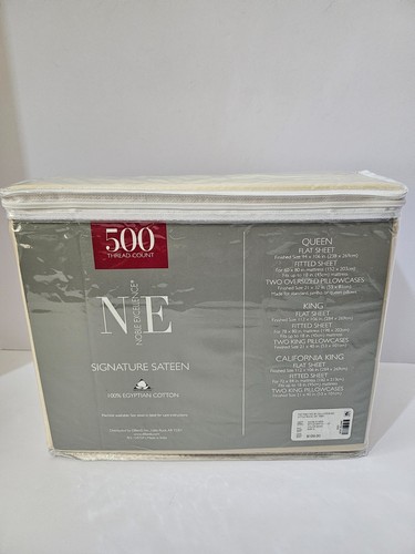Noble Excellence 500-Thread-Count 100% Egyptian Cotton 4p Sheet Set | eBay