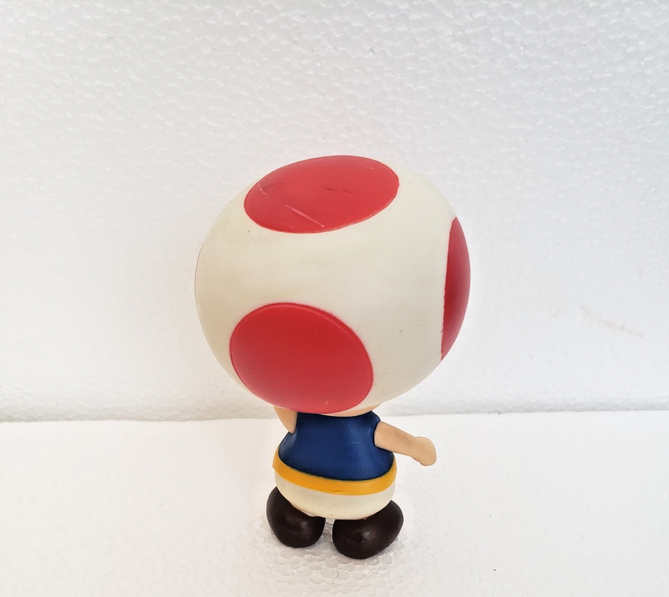 Toad 7" Vinyl Figure 2008 Banpresto BP Official Nintendo Super Mario ...