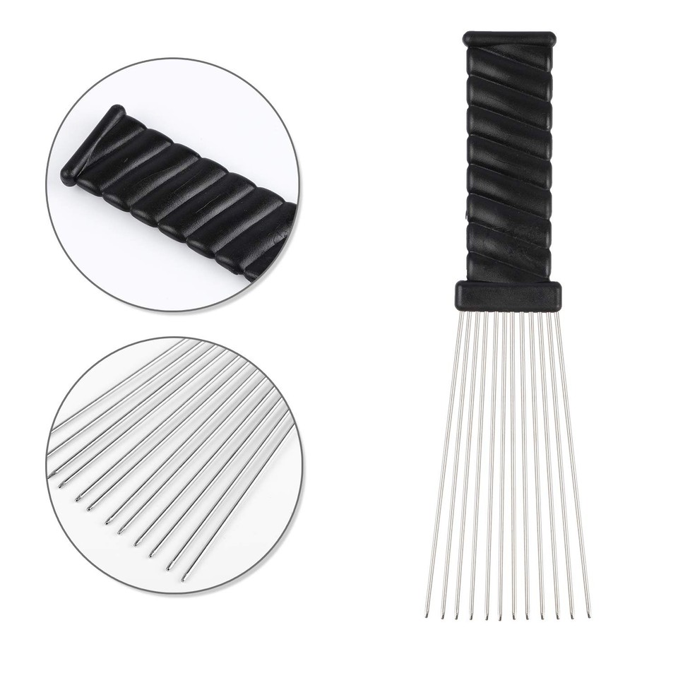5 Pcs Afro Comb Metal African American Pick Comb Hairdressing Styling ...