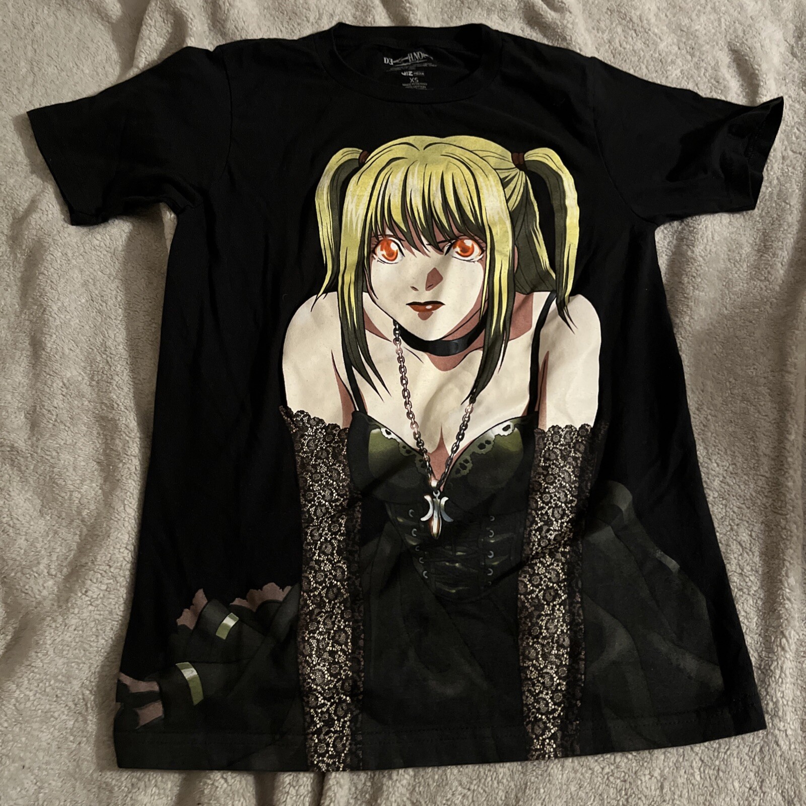 Death Note T-Shirt Misa Amane Lingerie Pose Anime XS … - Gem