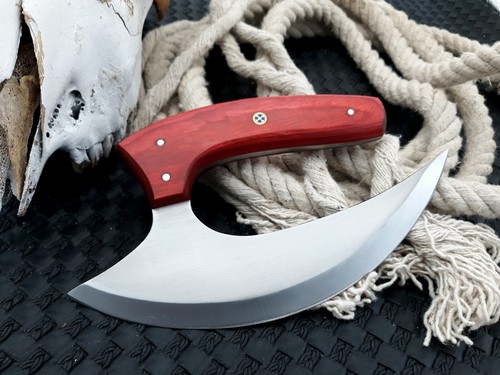 Personalized Custom Alaska Ulu Knife Handmade Chopping Slicing Skinning ...