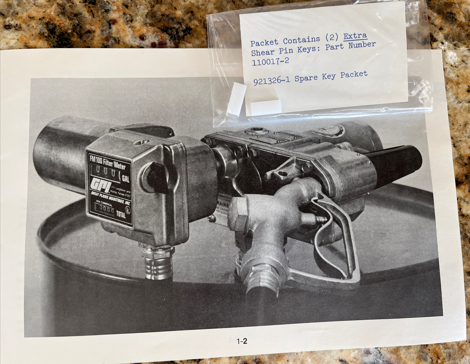 GPI Fuel Pumps Model 120 150 240 & 1100 & Fiter Meter Model FM100 Meter ...