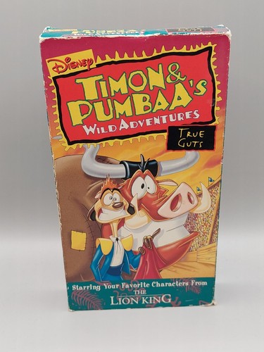 Timon and Pumbaa's Wild Adventures VHS - True Guts | eBay