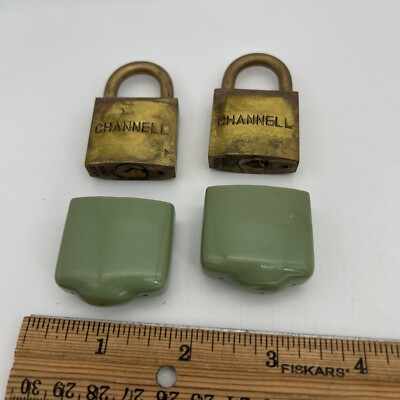Channell 32mm Brass Padlocks Channell Outdoor Vault 1 7/8” X 1 1/8” No ...