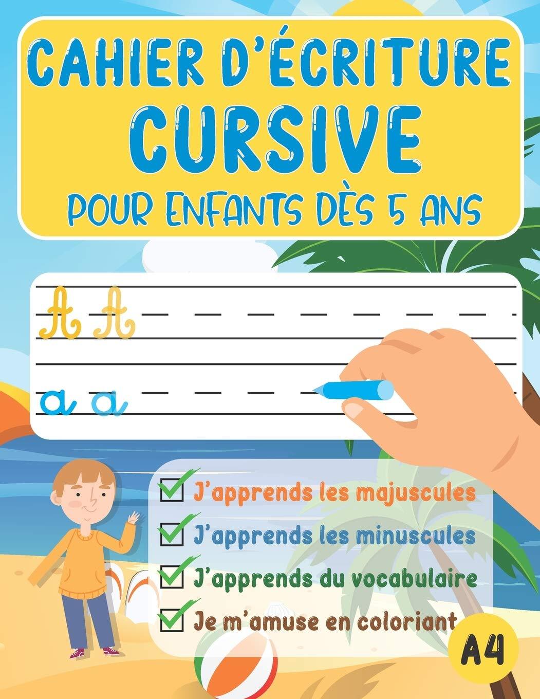 Ecriture Evolution Cahier D`??Criture Cursive Pour Enfant: (UK IMPORT ...