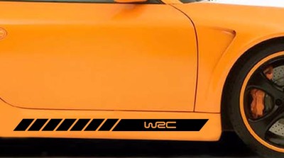 WRC side body stripes decal racing sticker vinyl decal car doors bumper ...