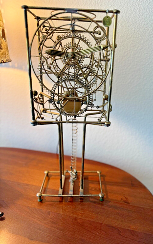 Gordon Bradt Kinetico Studios 1993 Seven Man Clock Mint Condition | eBay