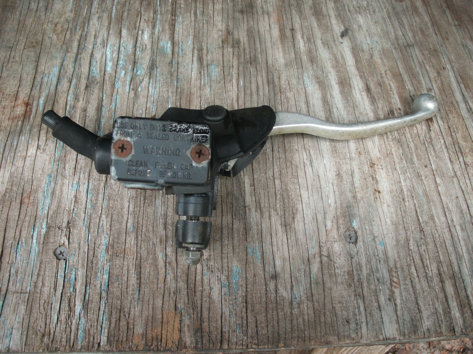KAWASAKI KLF300B BAYOU 1988 2x4 4 WHEELER!! FRONT HAND BRAKE LEVER ...