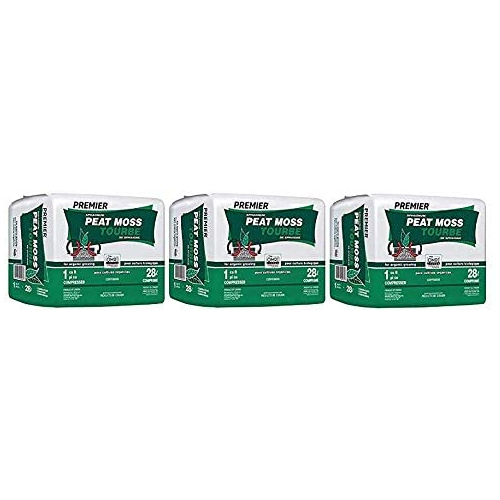 Premier Horticulture Pro Moss Horticulture Retail Peat Moss, 1 CF, Pack ...