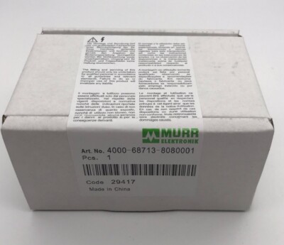 1pc MURR 4000-68713-8080001 EOL - MSDD Basic Uni.+SUB-D9+USB+RJ45 Sc ...