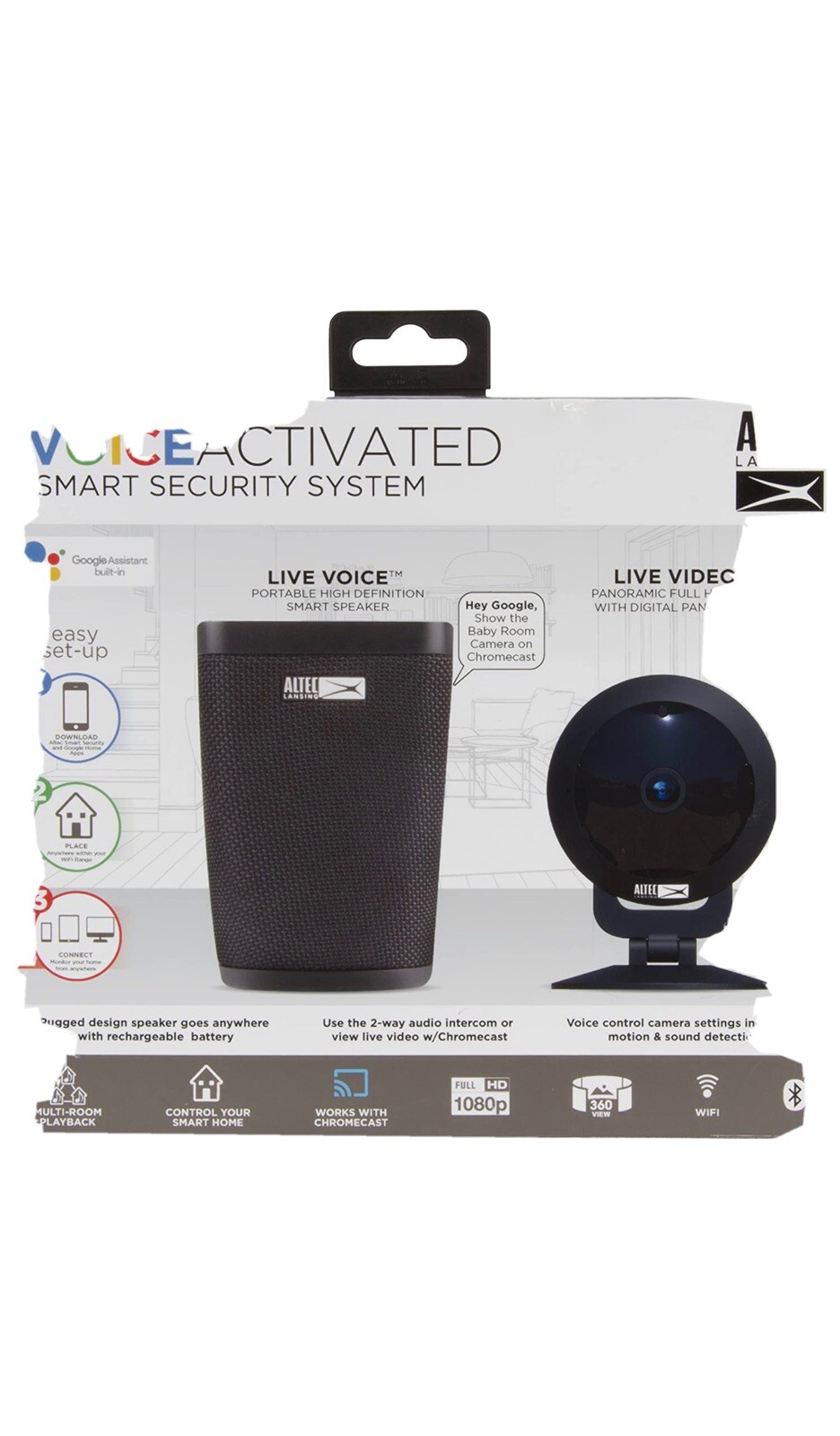 Altec Lansing Voice Activated Smart Security System | eBay