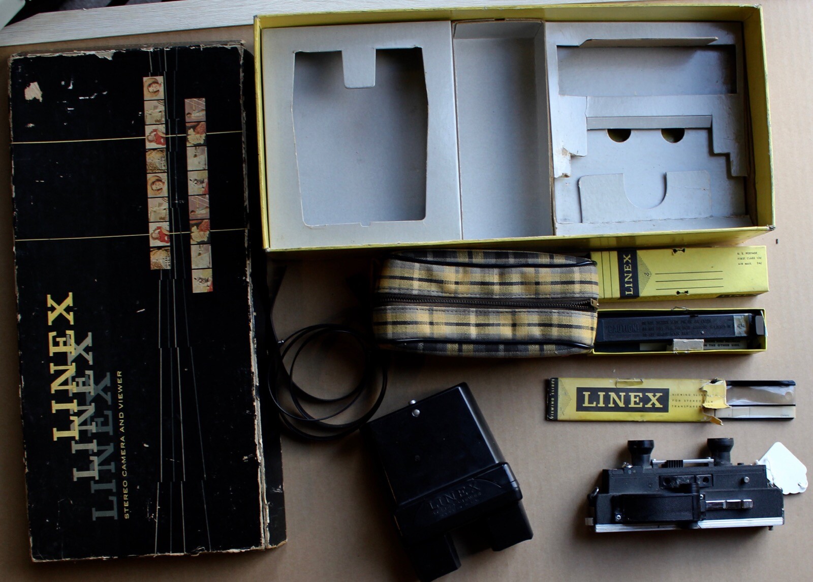 1950’s LINEX By LIONEL Corp STEREO CAMERA AND VIEWER COMPLETE BOXED KIT ...