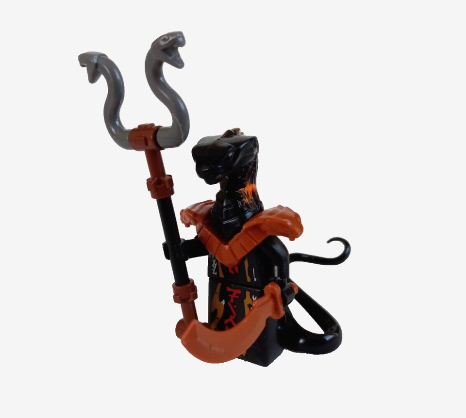 Custom Lego Ninjago Char & Pyro Slayer Minifigures; Black & Brown ...