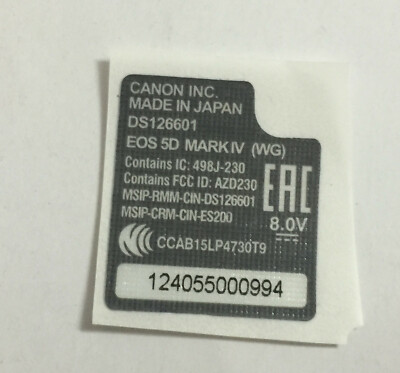 Canon camera body serial number date code - gamedast